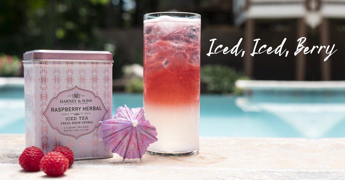 Iced Raspberry Tea Collins Cocktail Recipe - Harney & Sons Fine Teas