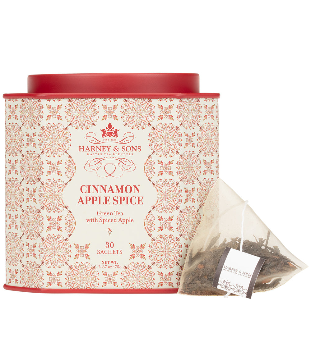 "Cinnamon Apple Spice Tea - Autumn Classic in 30 Sachets Tin | Limited ...