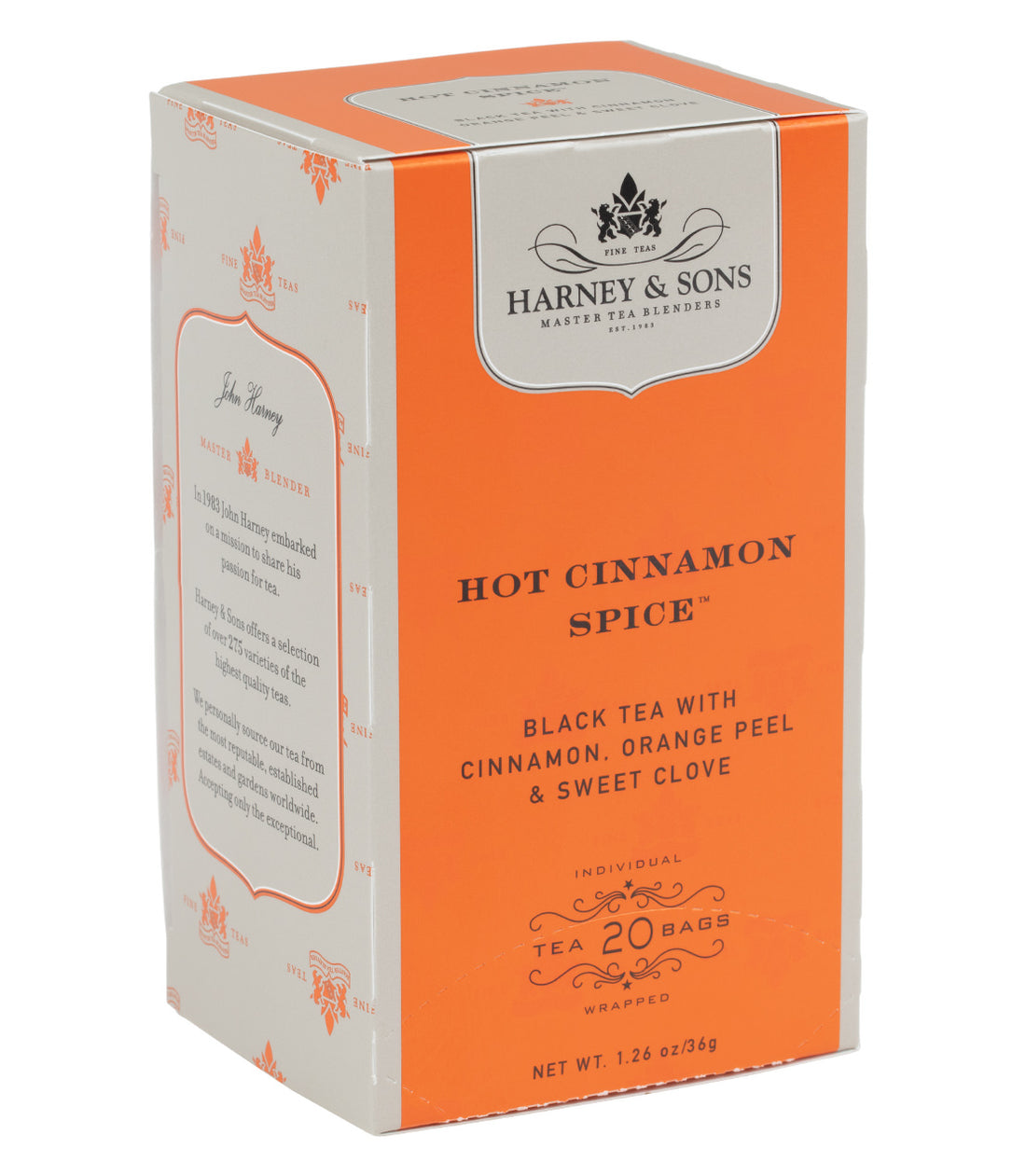 Hot Cinnamon Spice Tea | 20 Teabags - Harney & Sons Fine Teas