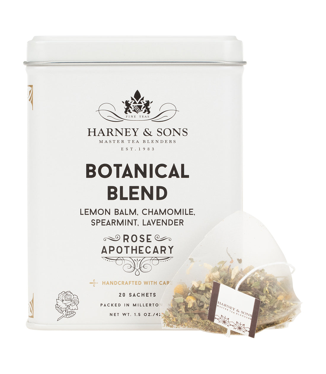 Botanical Blend: Relaxing Wellness Tea in Sachets - Tin of 20 - Harney ...