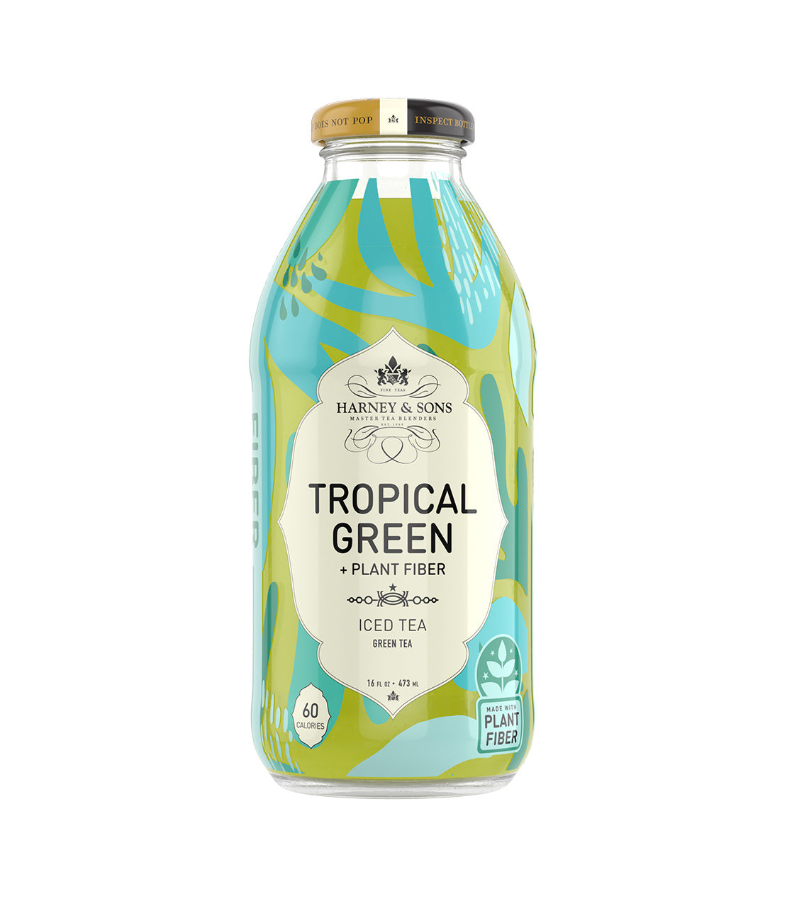 Harney & Sons Tropical Green + Plant Fiber Iced Tea (12 Bottles ...