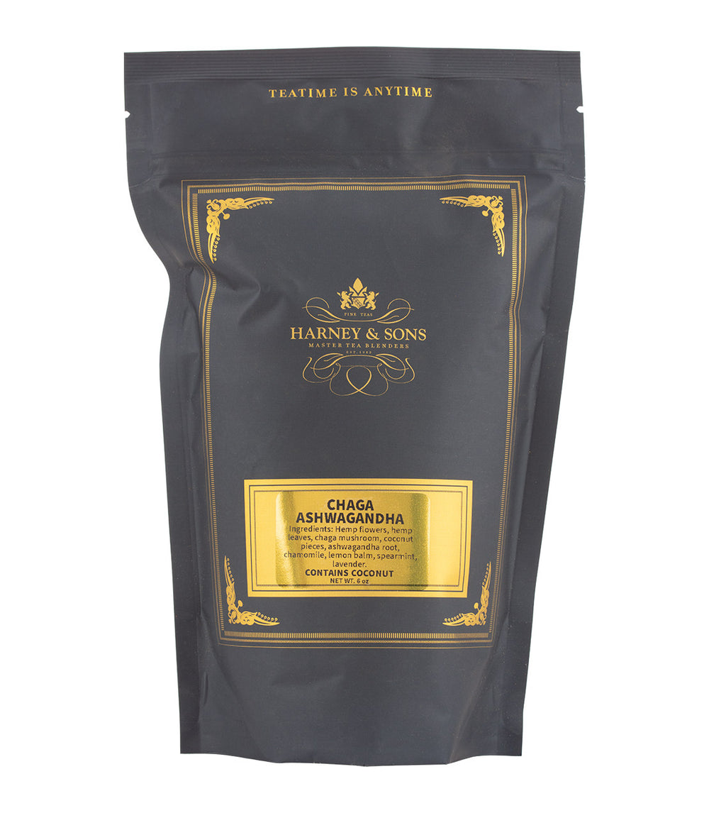 Chaga Ashwagandha Herbal Infusion | Earthy Cup Harney & Sons