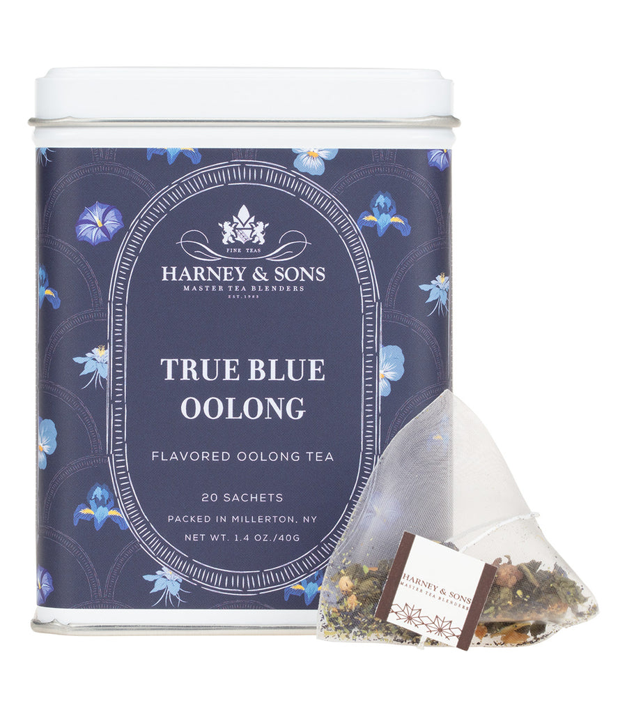 True Blue Oolong Tin 20 Sachets | Harney & Sons