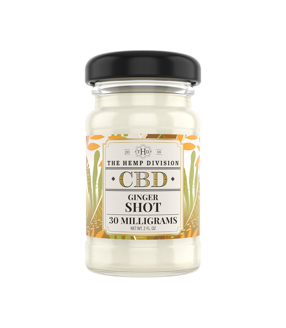 Ginger Shot | 30 MG CBD | Organic Ginger & Lemon | 8 Shots | Harney and ...