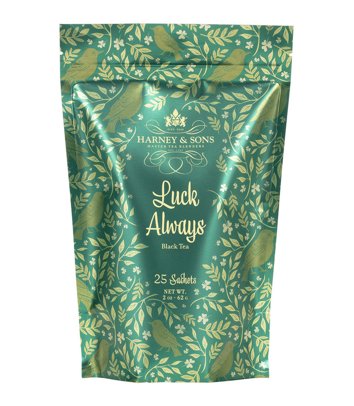 Luck Always | 25 Sachets | Premium Assam Tea | Sophisticated Irish ...