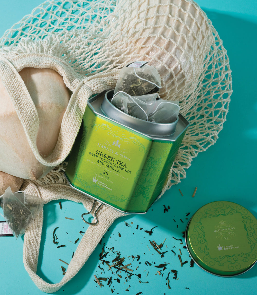 Green Tea with Coconut & Ginger - Harney & Sons Fine Teas