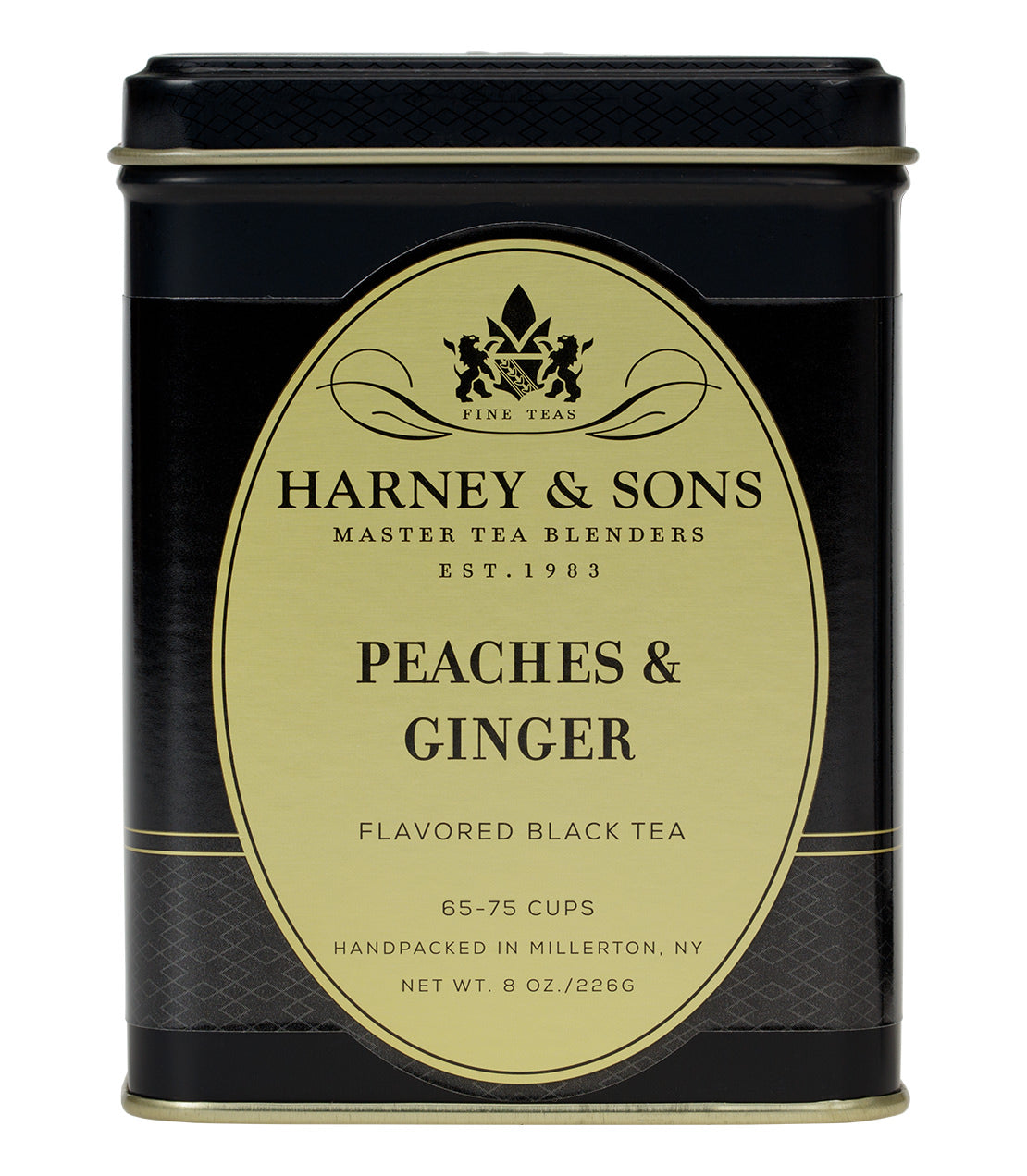 Peaches & Ginger | Flavored Black Tea - Loose / 8 oz. Tin - Harney ...