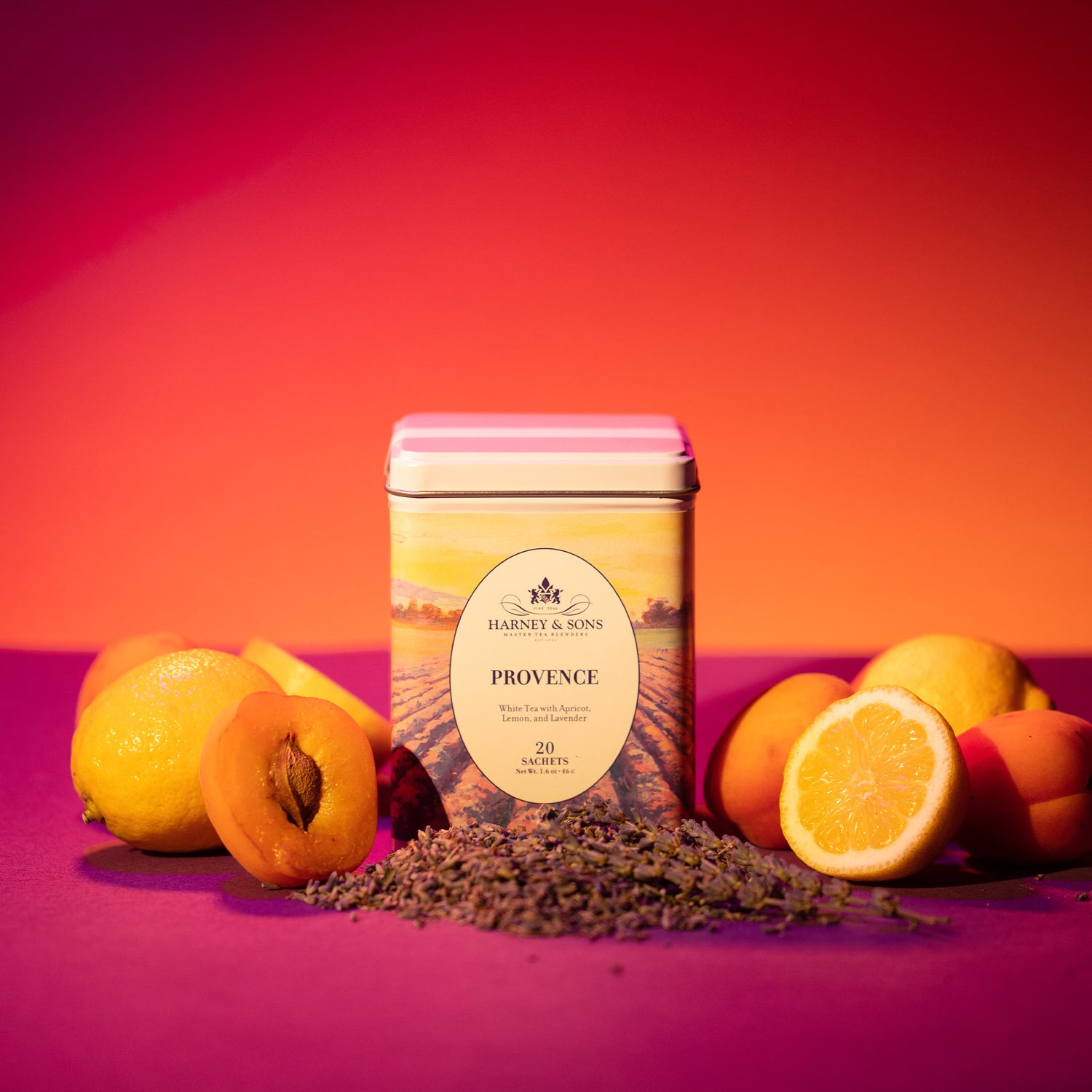 Harney & Sons Provence Herbal Tea Sachets - Floral & Fruit Blend ...