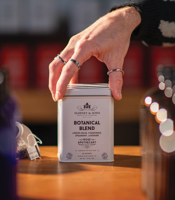 Botanical Blend: Relaxing Wellness Tea in Sachets - Tin of 20 - Harney ...