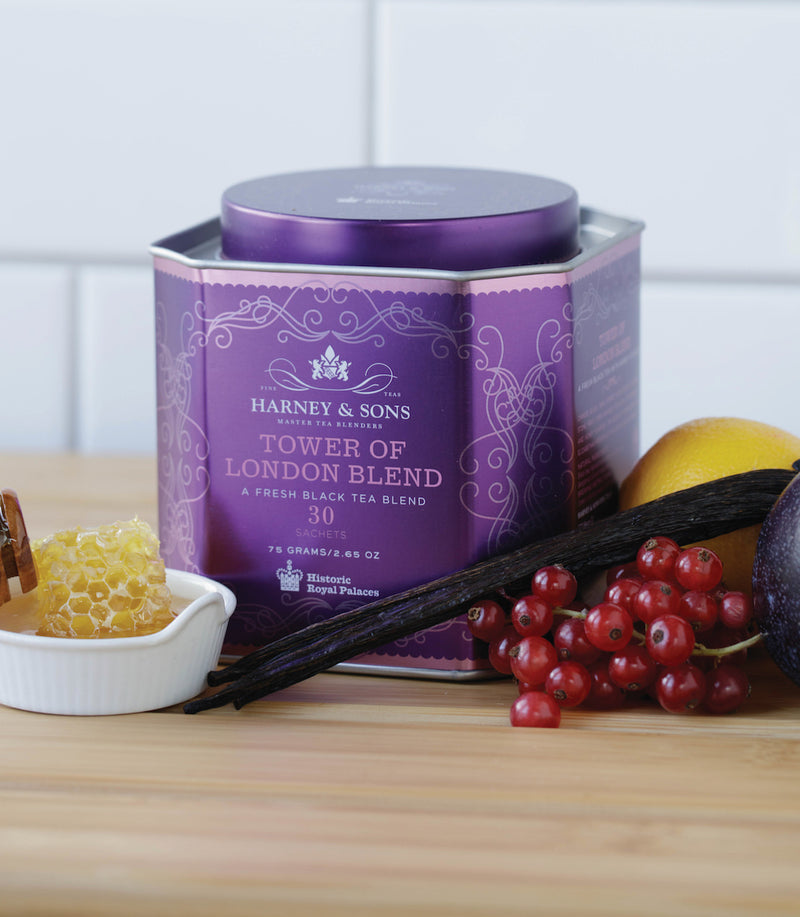 Tower of London Blend - 30 Sachets - Flavored Black Tea - Harney & Sons ...