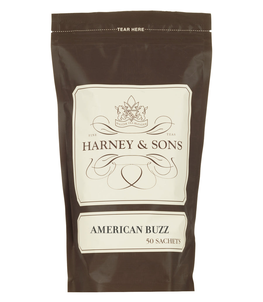 "American Buzz - 50 Sachets of Energizing Holly Blend Tea | Yaupon ...