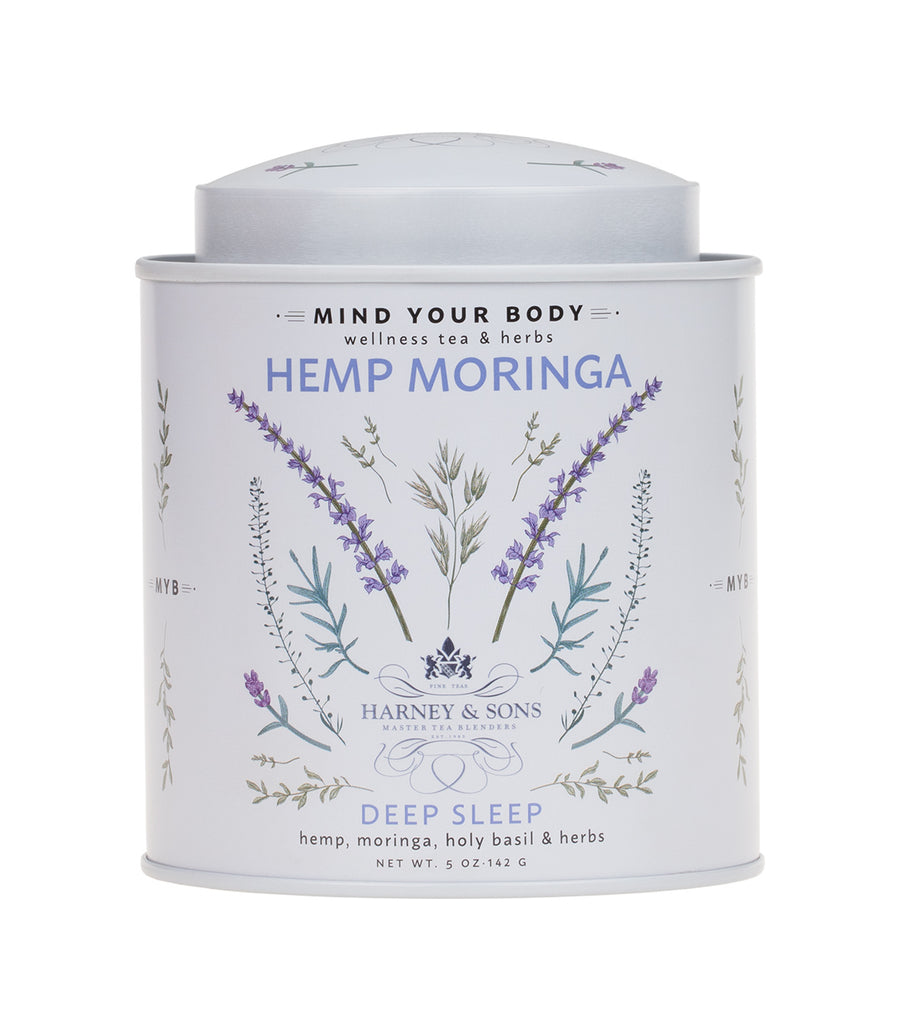 Hemp Moringa Tea - Deep Sleep Wellness Blend - Harney & Sons Fine Teas