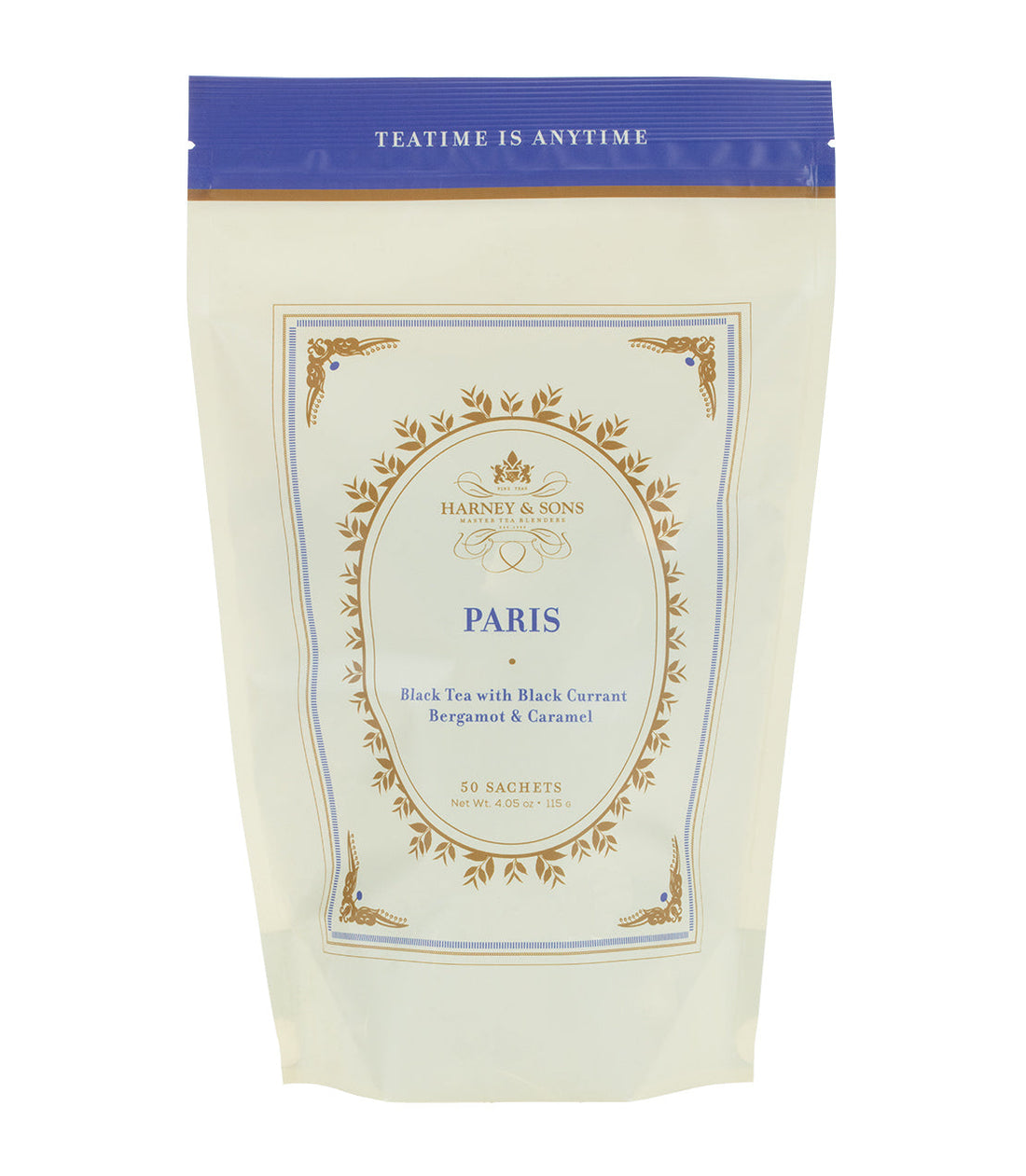 Paris Tea - 50 Sachets - Flavored Black Tea - Harney & Sons Fine Teas